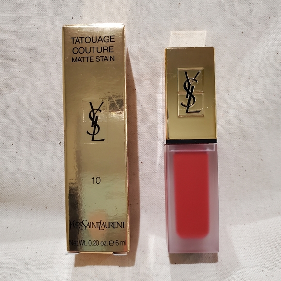 Yves Saint Laurent | Makeup | Ysl Tatouage Couture Matte Stain Liquid Lipstick In Carmin ...